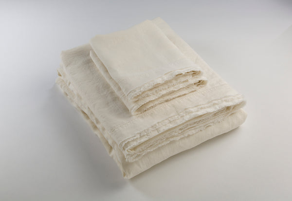 Soft Washed Pure Linen Sheet Set